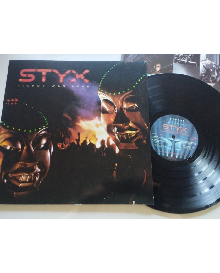 Styx Kilroy Was Here SP-3734 1983 A&M First Press LP Vinilo 12" VG/VG